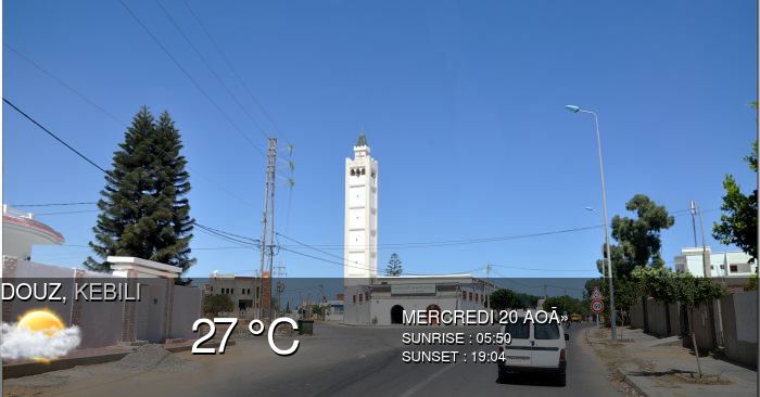 Météo Douz - Tunisie